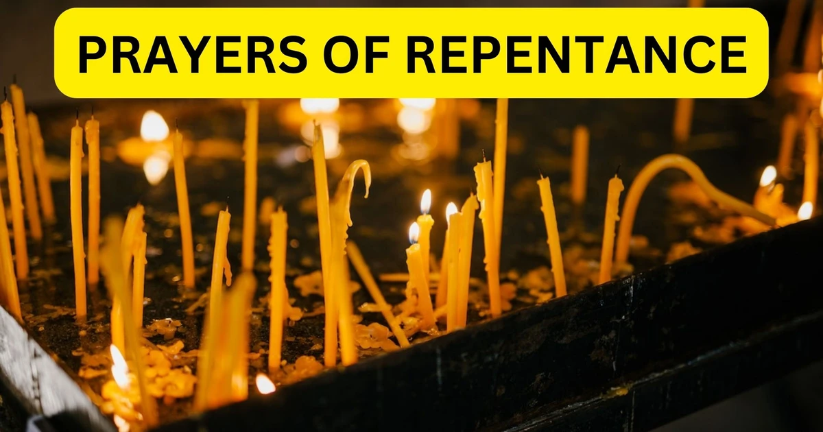 Prayers Of Repentance And Forgiveness