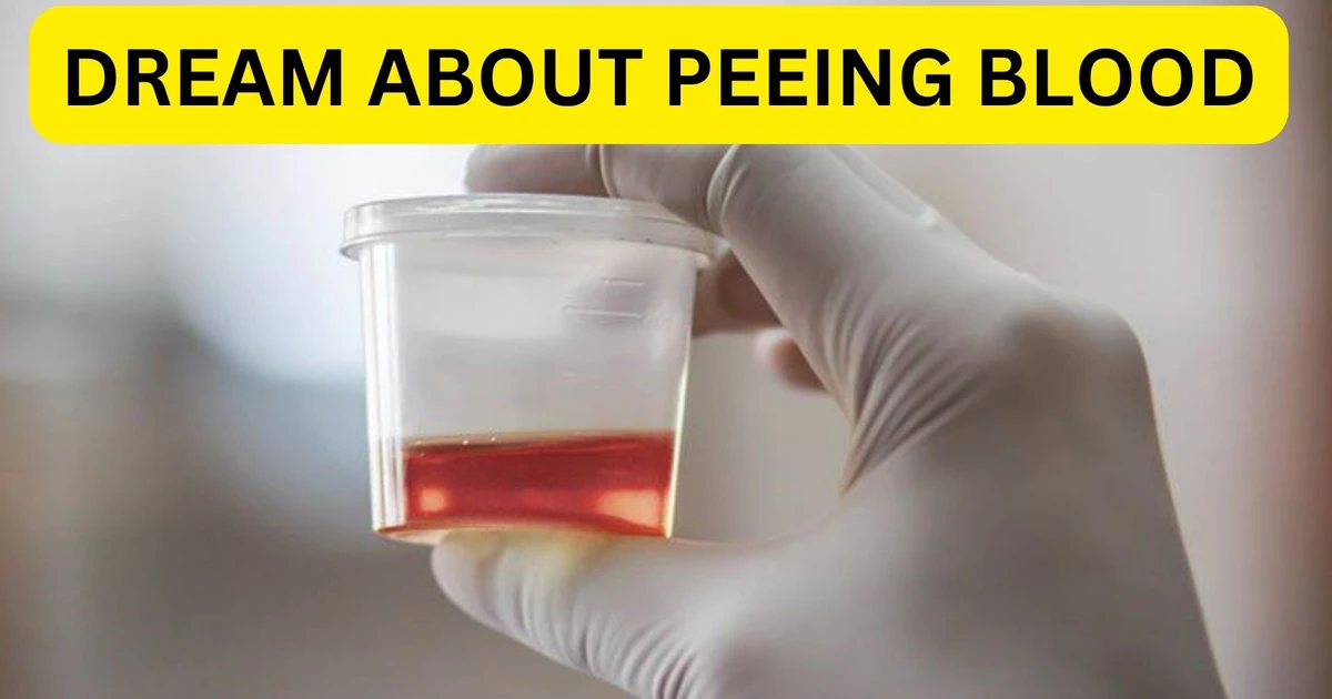 Dream About Peeing Blood - An Indication That Something Needs To Be ...