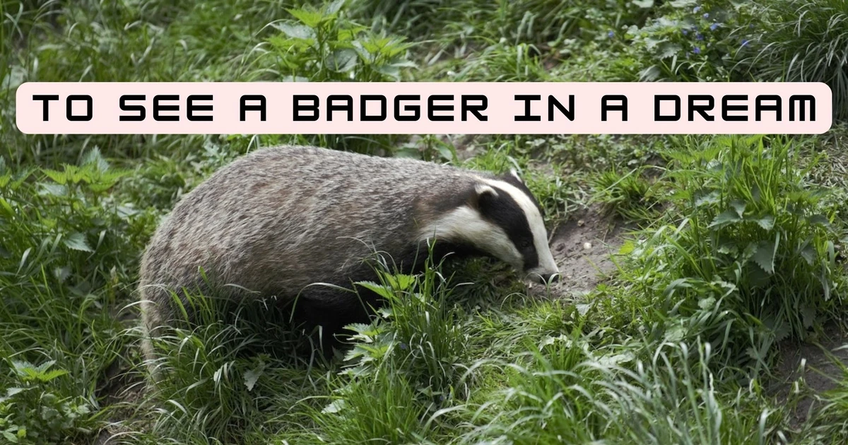 To See A Badger In A Dream - It Symbolizes Independence