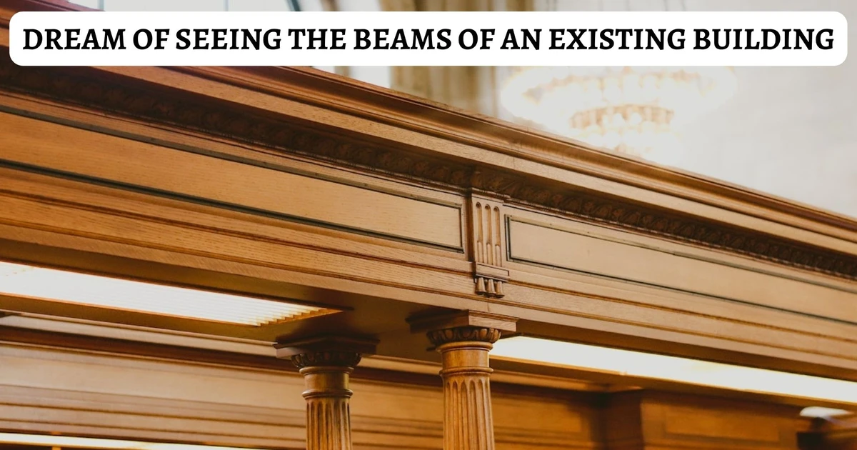 Dream Of Seeing The Beams Of An Existing Building