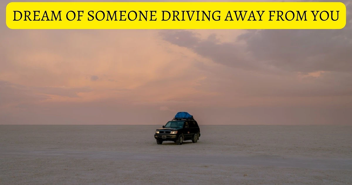 Dream Of Someone Driving Away From You Meaning