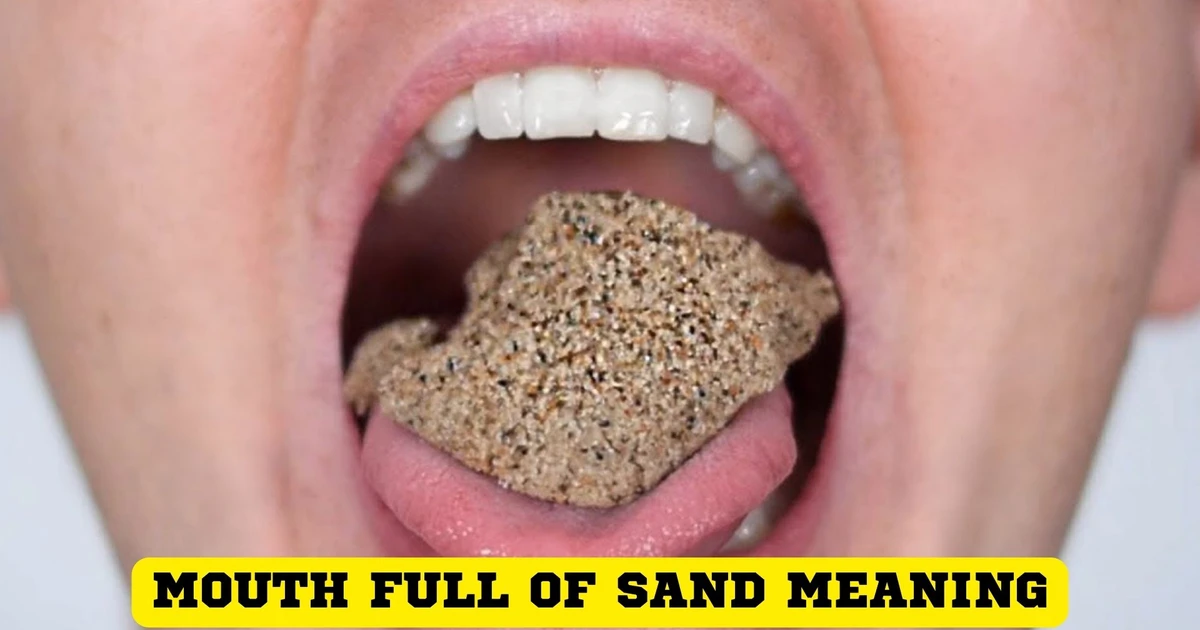 Mouth Full Of Sand Meaning In Dream - Indicates Success, Popularity And ...