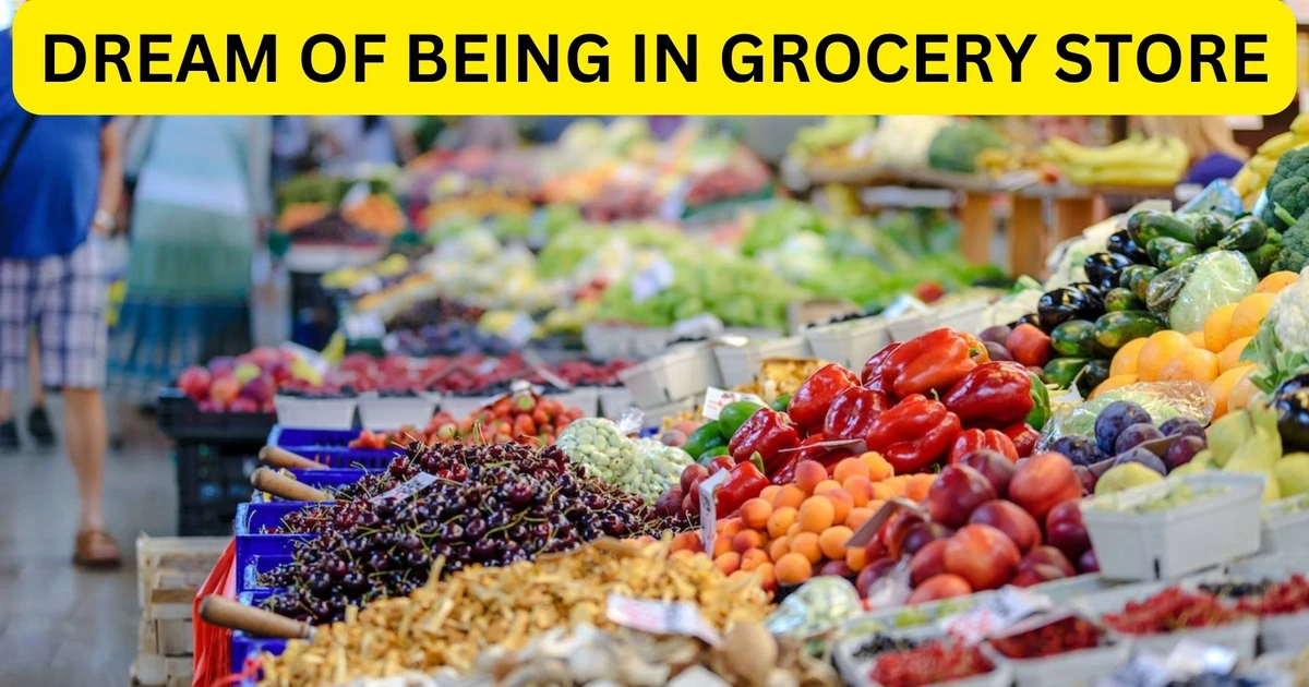 Dream Of Being In Grocery Store - Symbolizes Your Desire To Improve ...