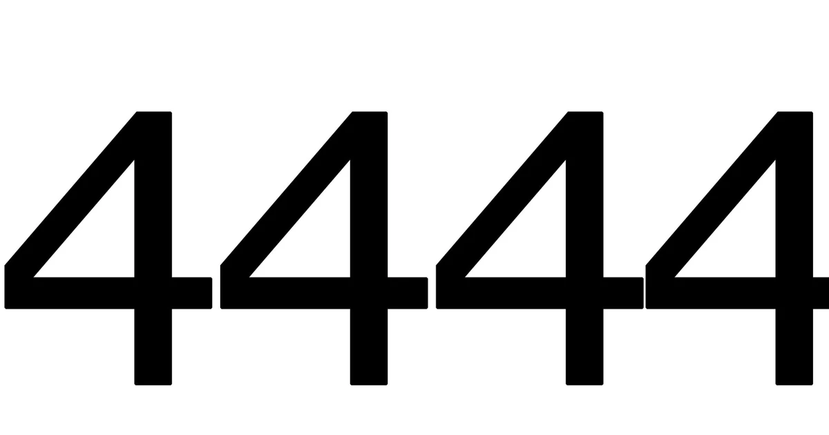 44444 Angel Number Meaning And Its Symbolism